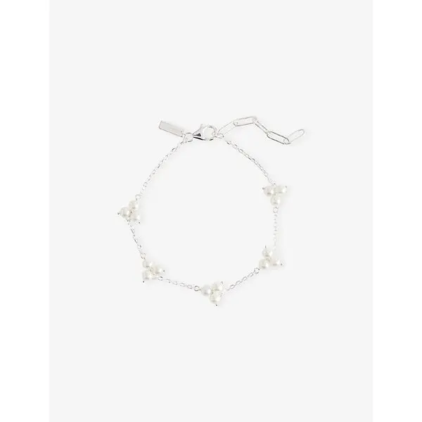 COMMONLINES Link Pearl Sterling And Freshwater Pearl Bracelet - Silver