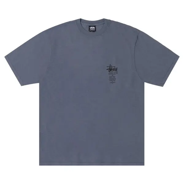 StÜssy Pigment-dyed Tee - Blue