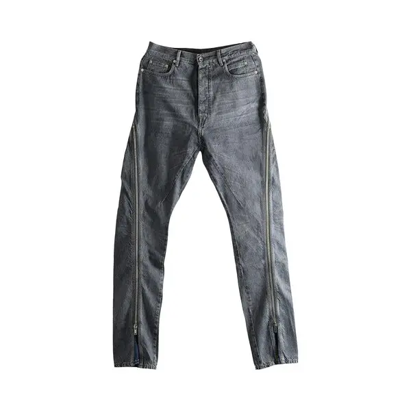 Rick Owens Denim Bolan Banana Pants - Grey