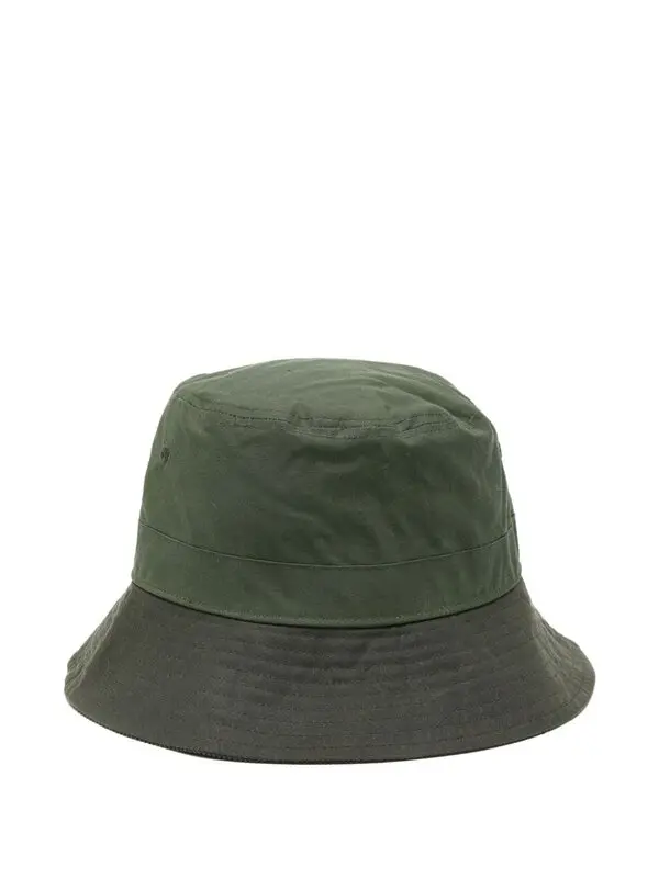 Barbour Brackley Waxed Bucket Hat - Green | Editorialist