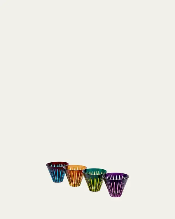 L'Objet Prism Condit Bowls, Set Of 4 - Assorted