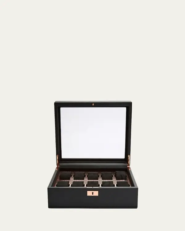 Wolf Axis 10-piece Watch Box - Copper