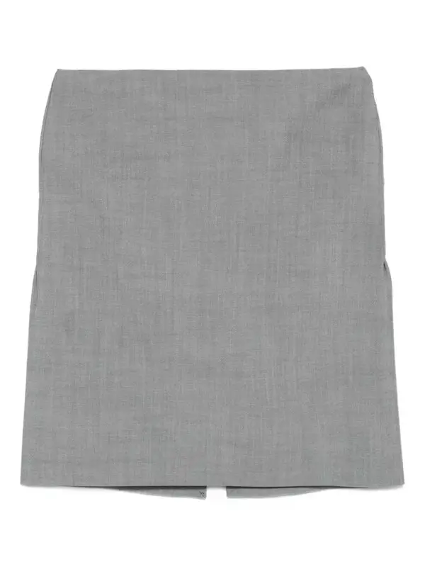 Calvin Klein Luna Midi Skirt - Grey