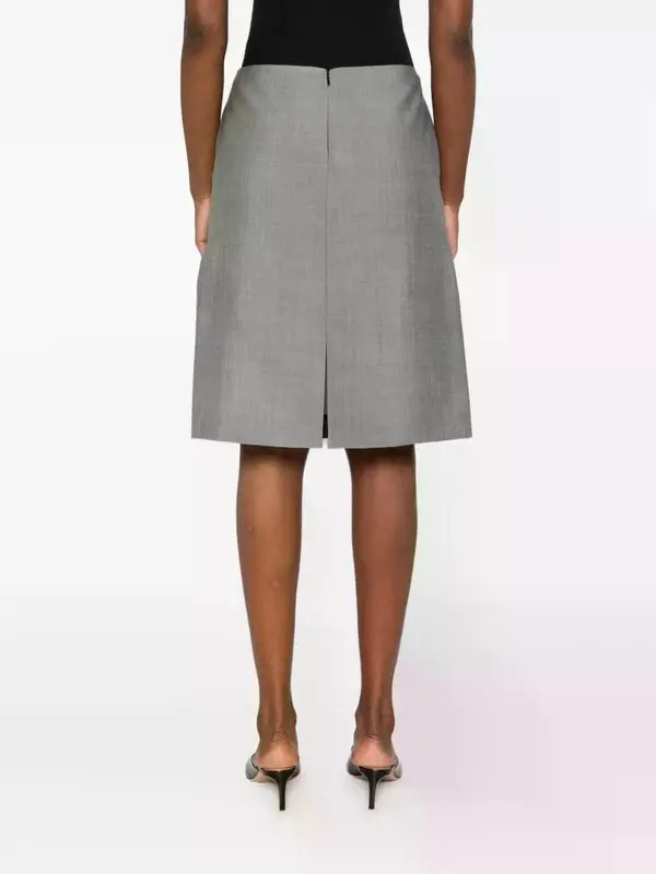 Calvin Klein Luna Midi Skirt - Grey