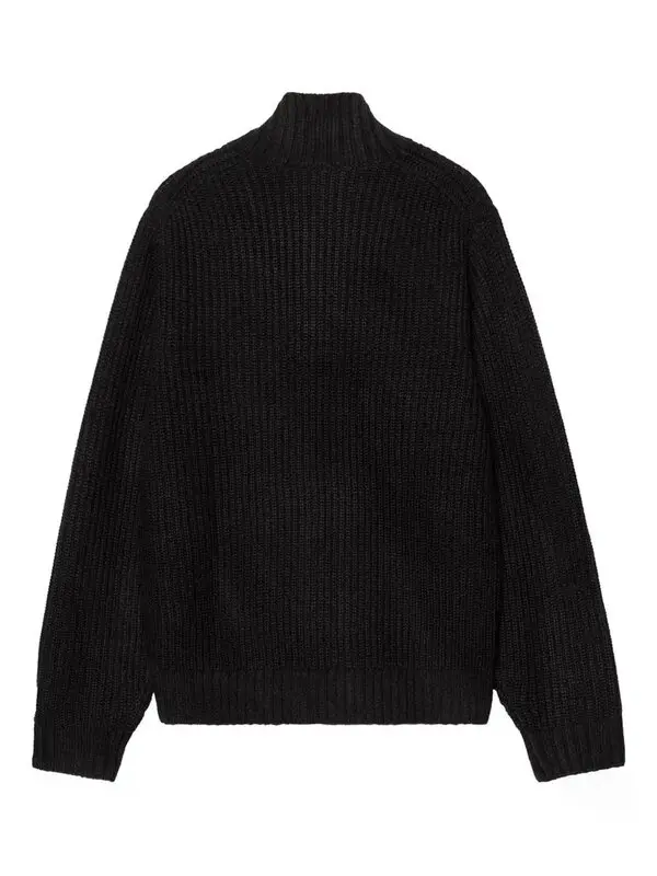 Carhartt Work In Progress Detroit Half-zip Sweater - Black
