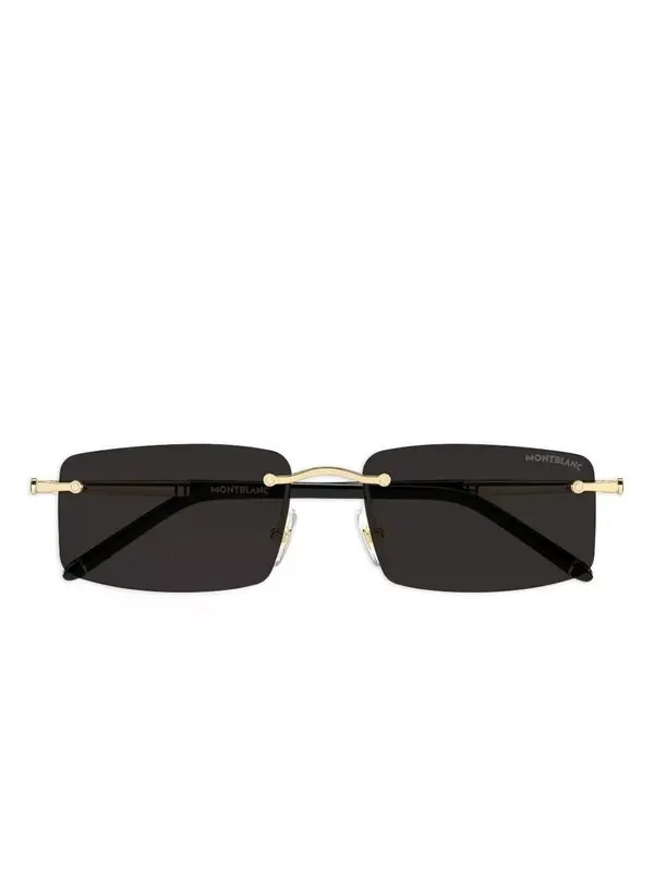 Montblanc Rectangle Sunglasses - Black