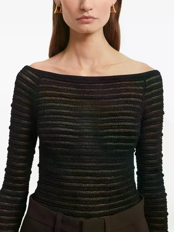 AERON Textured Knit Top