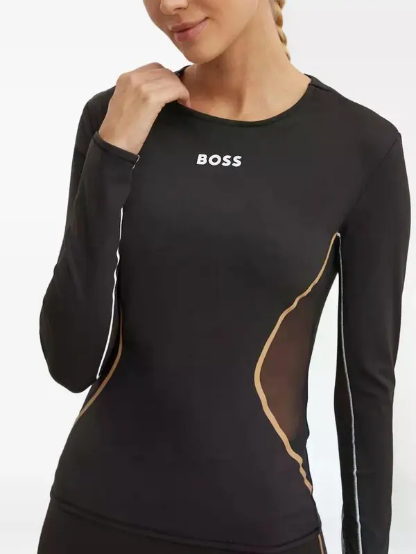 BOSS Mesh-panel T-shirt