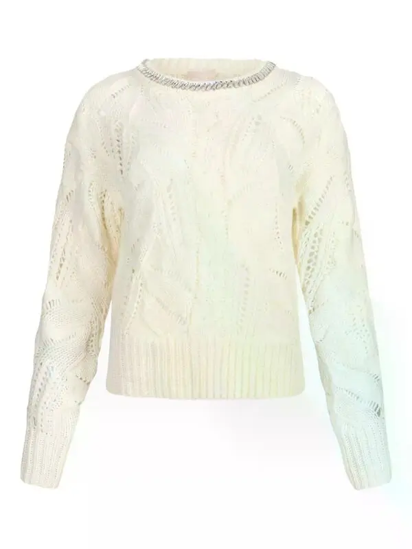 Liu Jo Openwork Gemstones Jumper