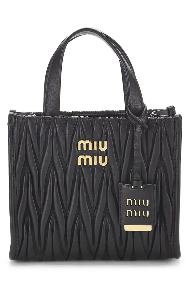 Miu Miu Nappa Convertible Tote