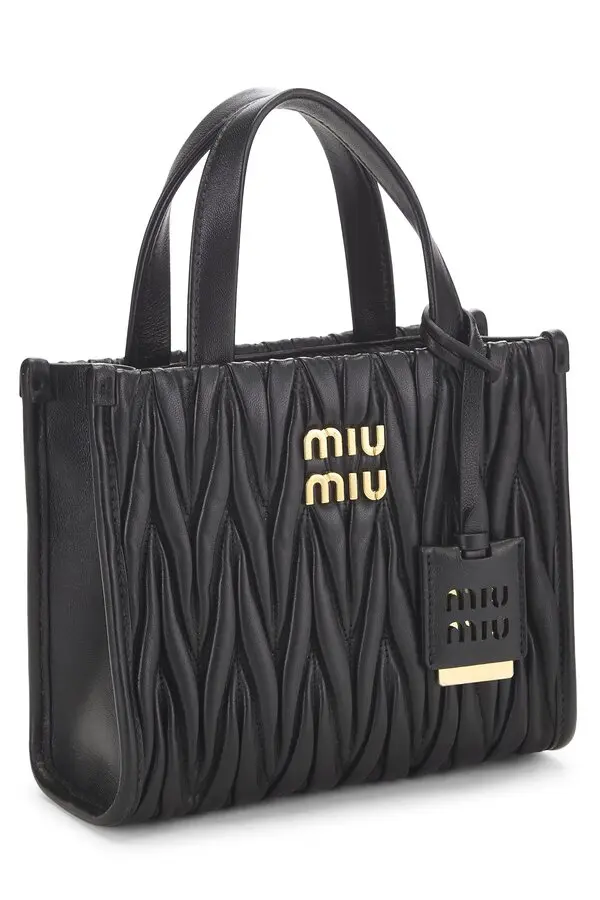Miu Miu Nappa Convertible Tote