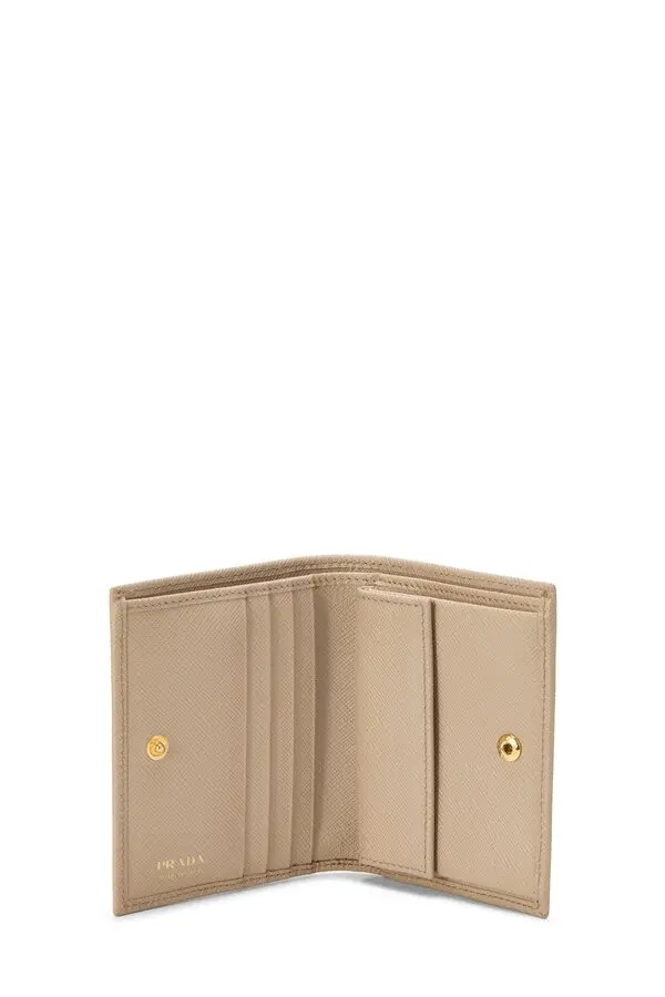 Prada Saffiano Compact Wallet