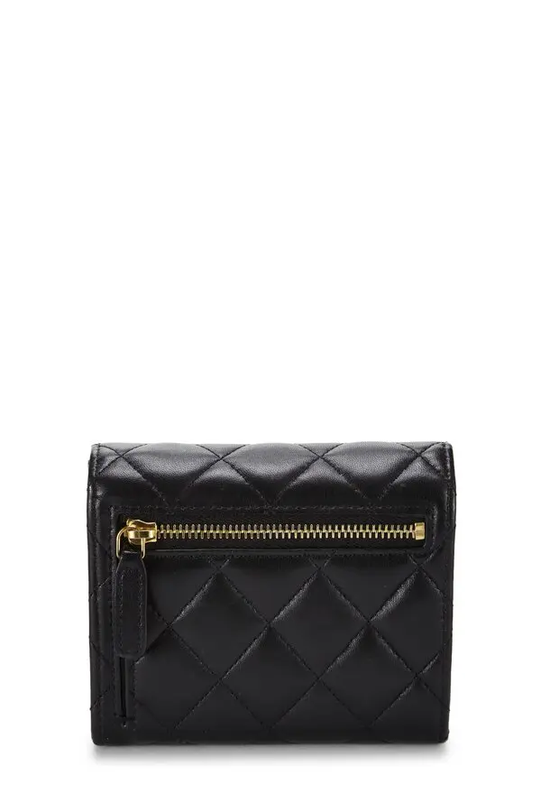Chanel Lambskin Classic Flap Compact Wallet