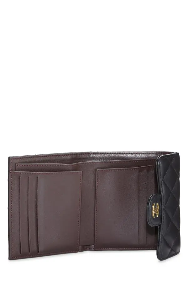 Chanel Lambskin Classic Flap Compact Wallet