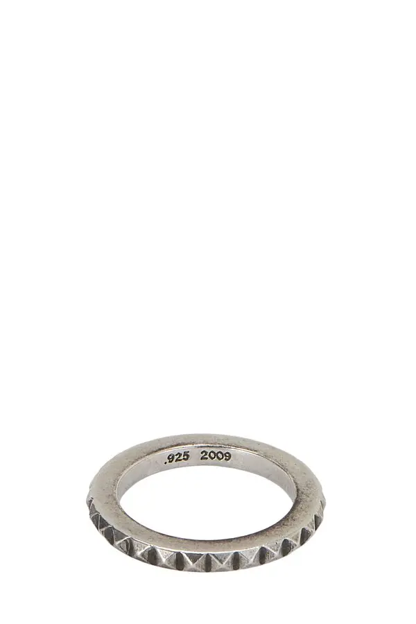 Chrome Hearts 925 Sterling Studded Ring