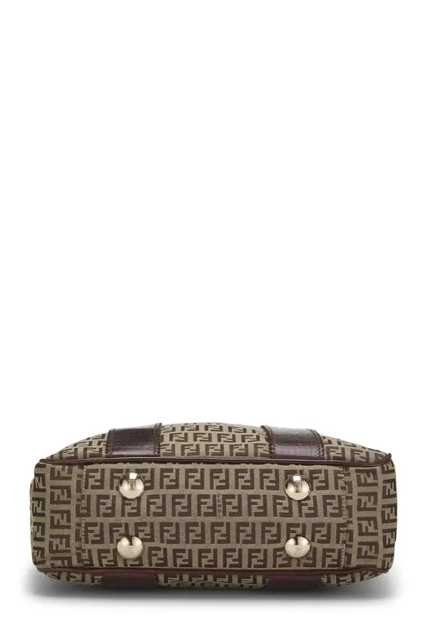 Fendi Zucchino Tote - Brown