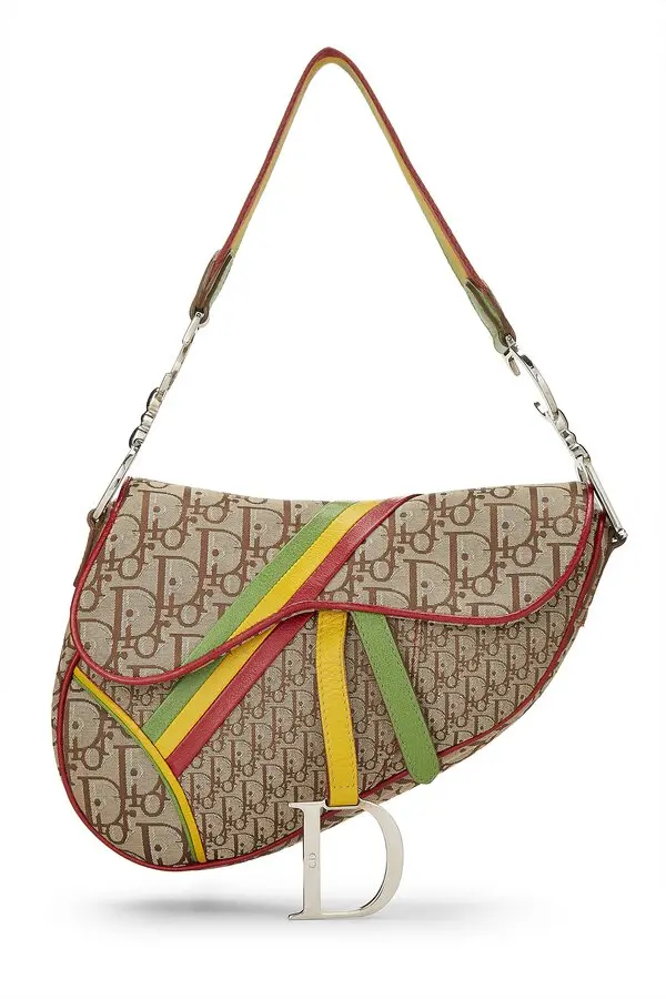 Dior Rasta Saddle Bag - Multi