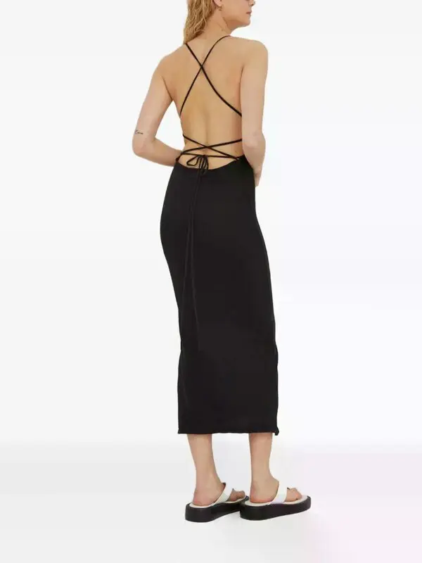 ALOHAS Tie-back Sleeveless Dress