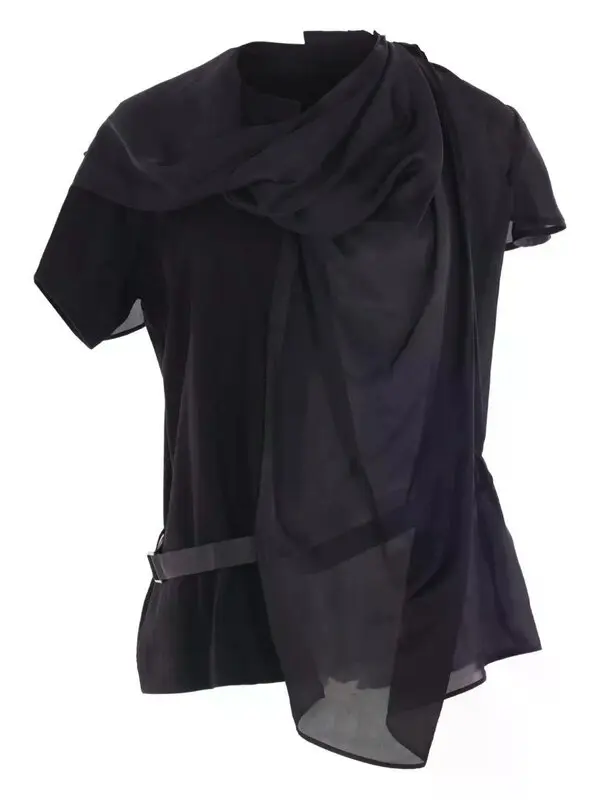 Sacai Draped Belted Blouse