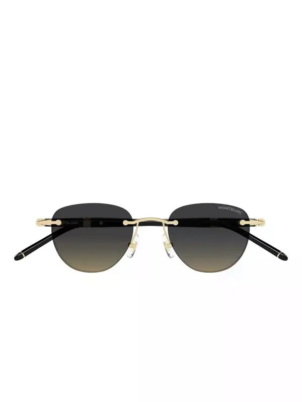 Montblanc Navigator-frame Sunglasses - Black