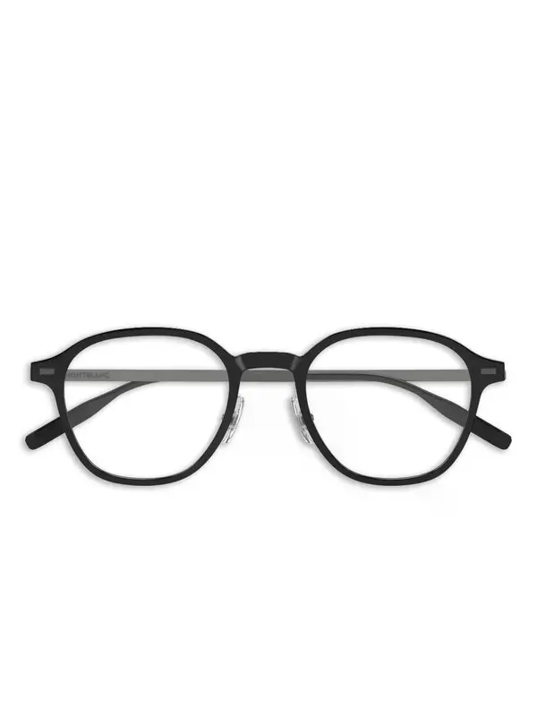 Montblanc Round-frame Eyeglasses - Black