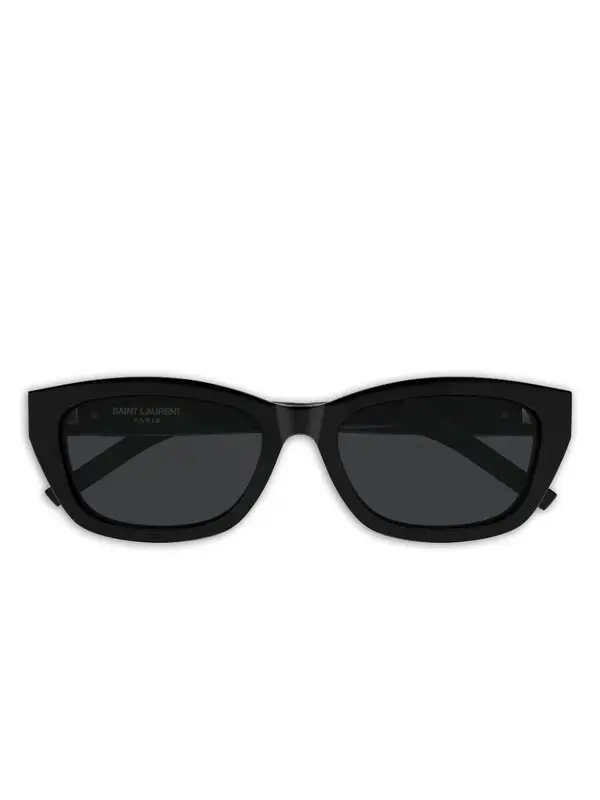 Saint Laurent Cat-eye Logo Sunglasses - Black