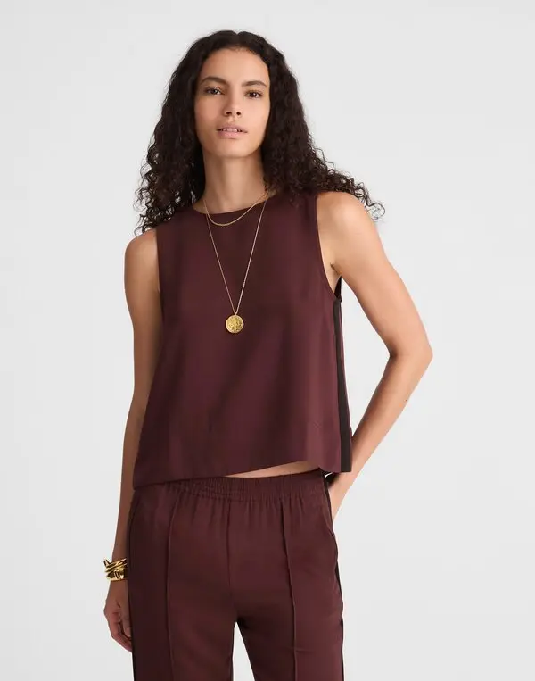 Madewell Shell Top - Chocolate Raisin