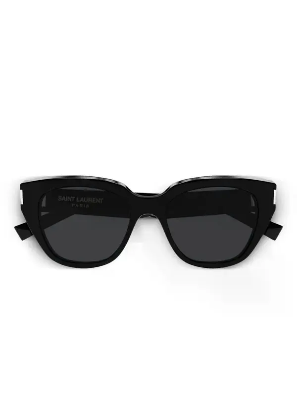 Saint Laurent Geometric Sunglasses - Black