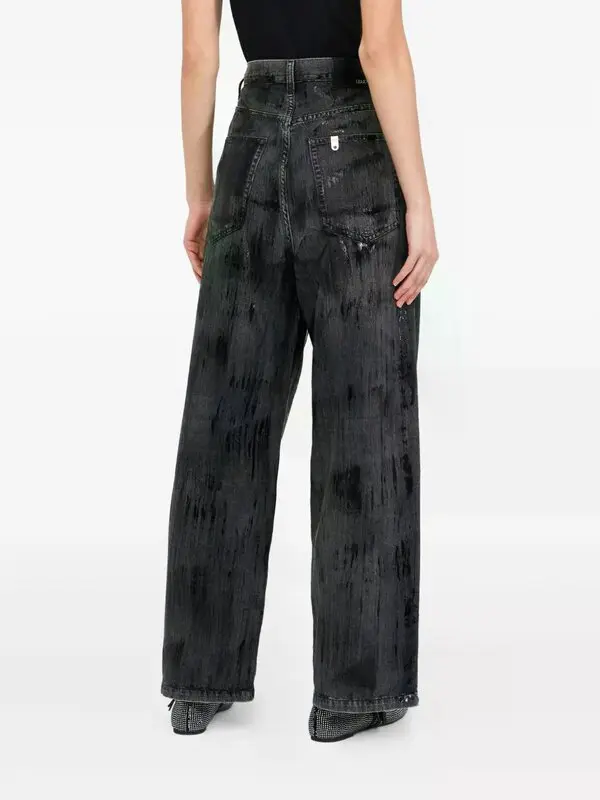 Liu Jo Coated Flared Jeans