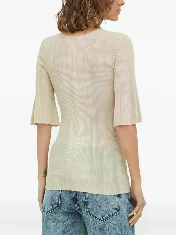 BY MALENE BIRGER Flared Ribbed Top