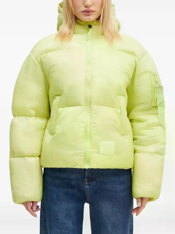 Alpha Industries Hooded Padded Jacket - Green
