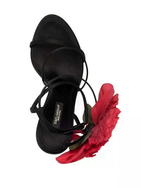 Dolce & Gabbana 110mm Floral-appliqué Sandals