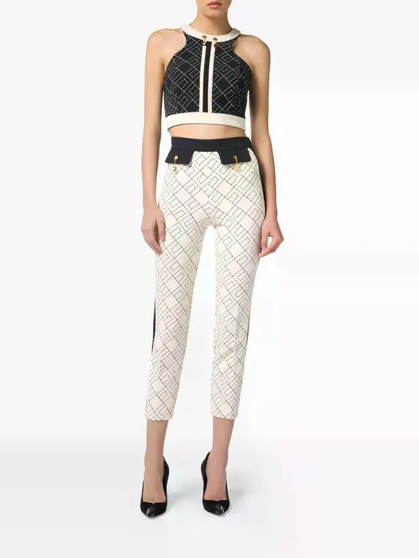 Elisabetta Franchi Logo-print Trousers