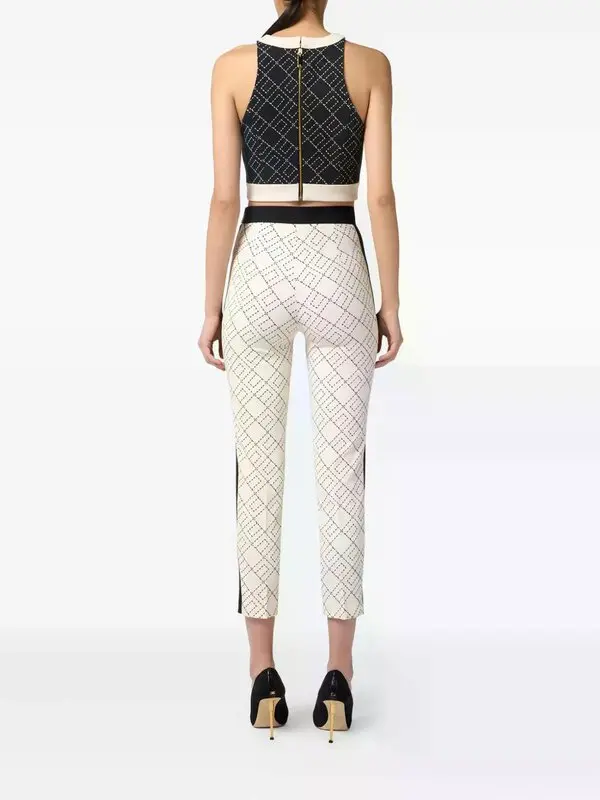 Elisabetta Franchi Logo-print Trousers