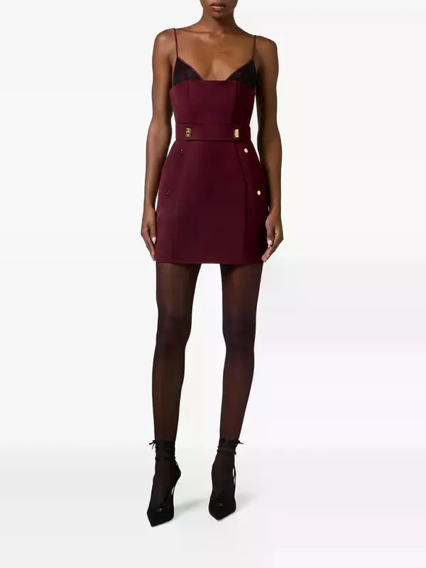 Elisabetta Franchi Lace-detailed Mini Dress