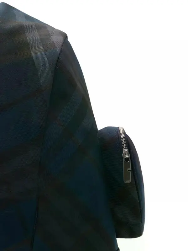 Burberry Grid Check-pattern Backpack