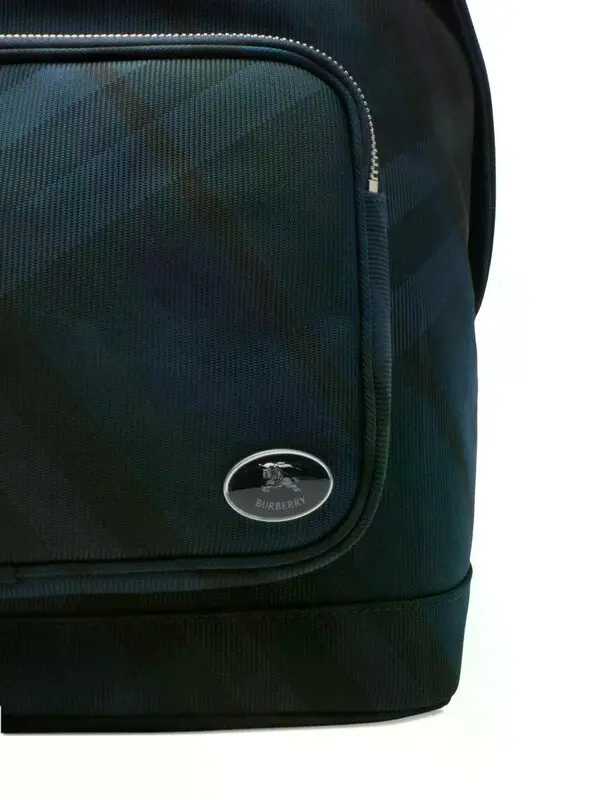 Burberry Grid Check-pattern Backpack