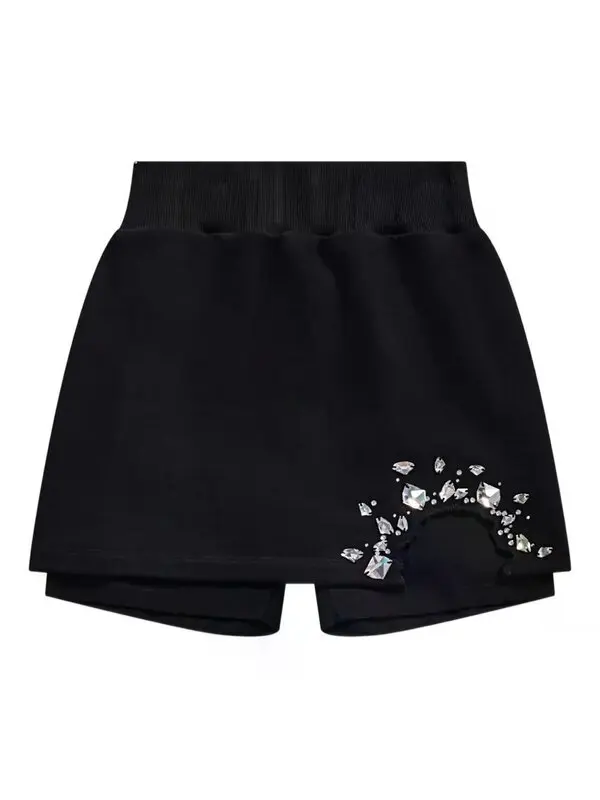 AREA Crystal Cut-out Mini Skort