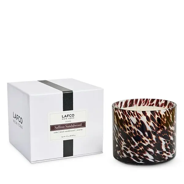 LAFCO Saffron Sandalwood 3-wick Candle, 30 Oz - No Color