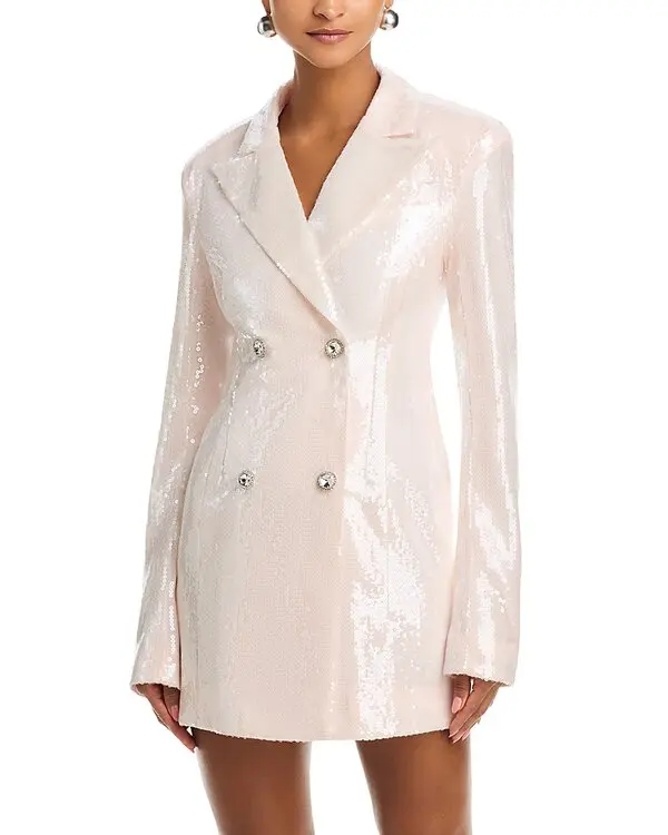 ROTATE BY BIRGER CHRISTENSEN Sequinned Blazer Dress