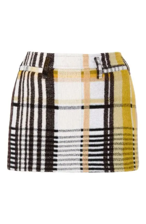 Missoni Mini Skirt With Pockets And Check Pattern