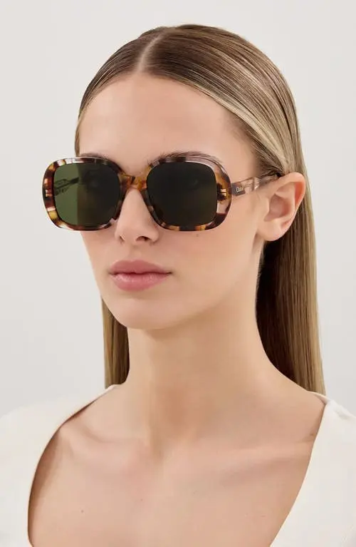 Chloé 55mm Square Sunglasses - Rust Havana