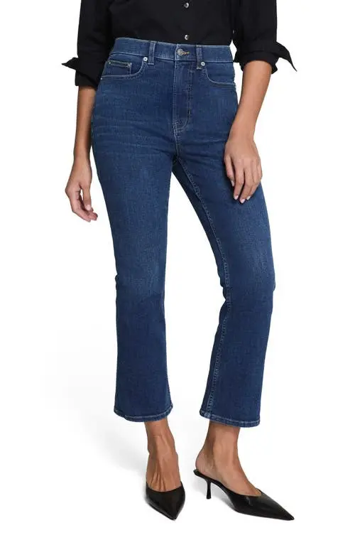 Spanx Sculpt™ Redefine High-waist Crop Kick-flare Jeans - Medium Indigo