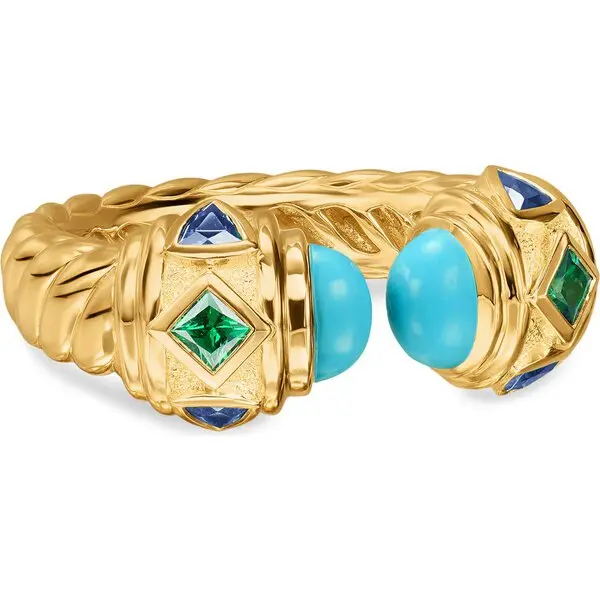 David Yurman Renaissance Color Ring - Turquiose
