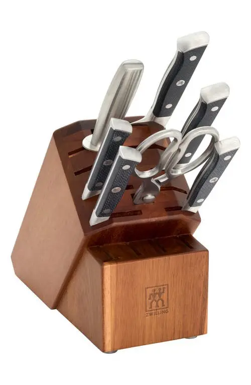 ZWILLING Spectrum 8-piece Knife Block Set - Acacia