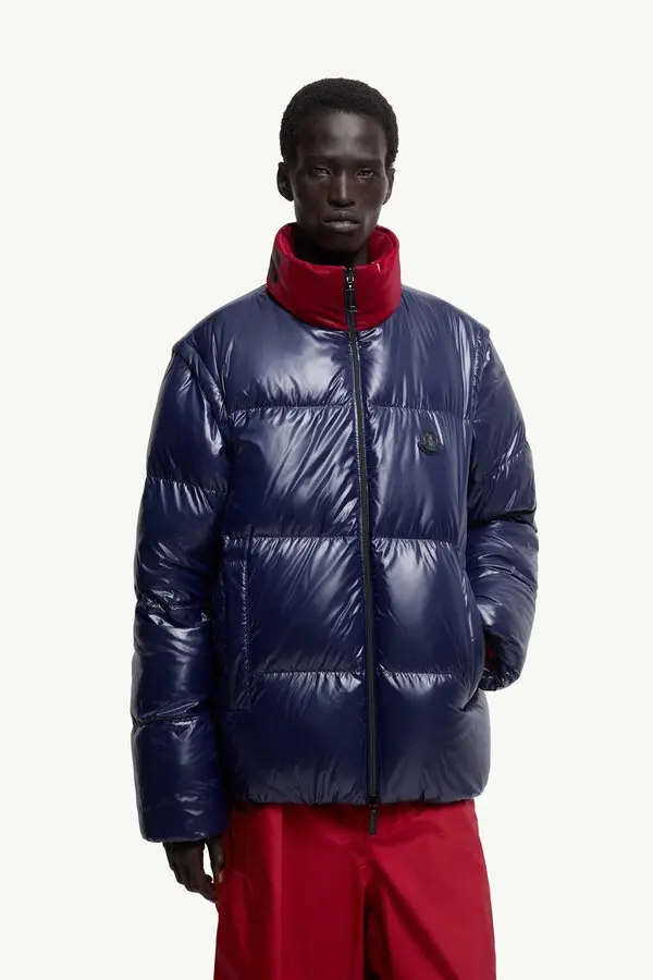 MONCLER X A$AP ROCKY Throttle Reversible 2-in-1 Down Jacket - Red