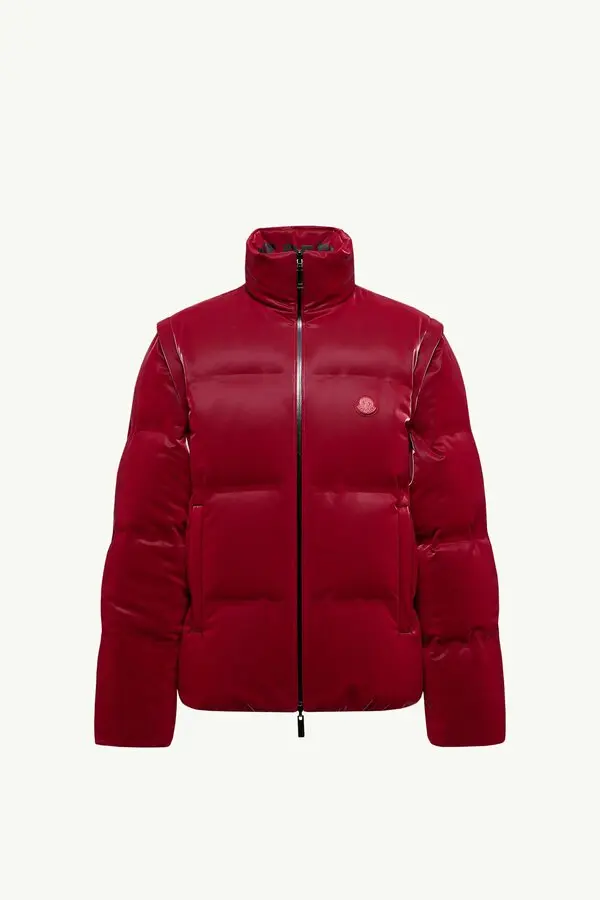 MONCLER X A$AP ROCKY Throttle Reversible 2-in-1 Down Jacket - Red