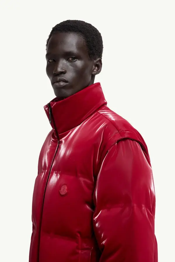 MONCLER X A$AP ROCKY Throttle Reversible 2-in-1 Down Jacket - Red