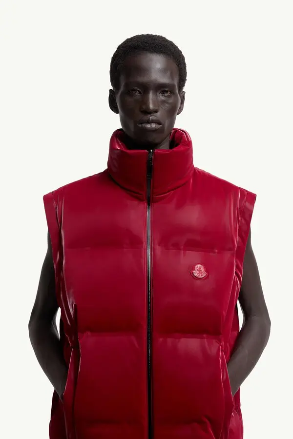 MONCLER X A$AP ROCKY Throttle Reversible 2-in-1 Down Jacket - Red