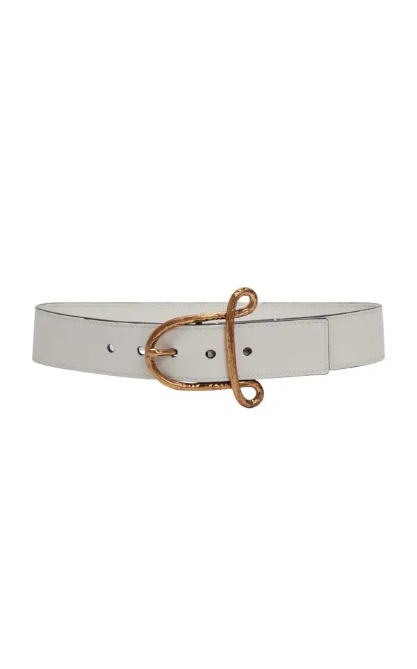 Altuzarra Leather Belt - White